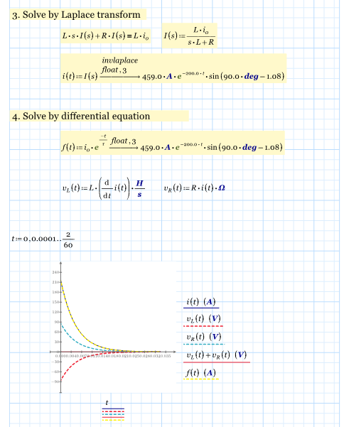 Solved: Circuit ODE set up and solution - symmetrical faul... - PTC ...
