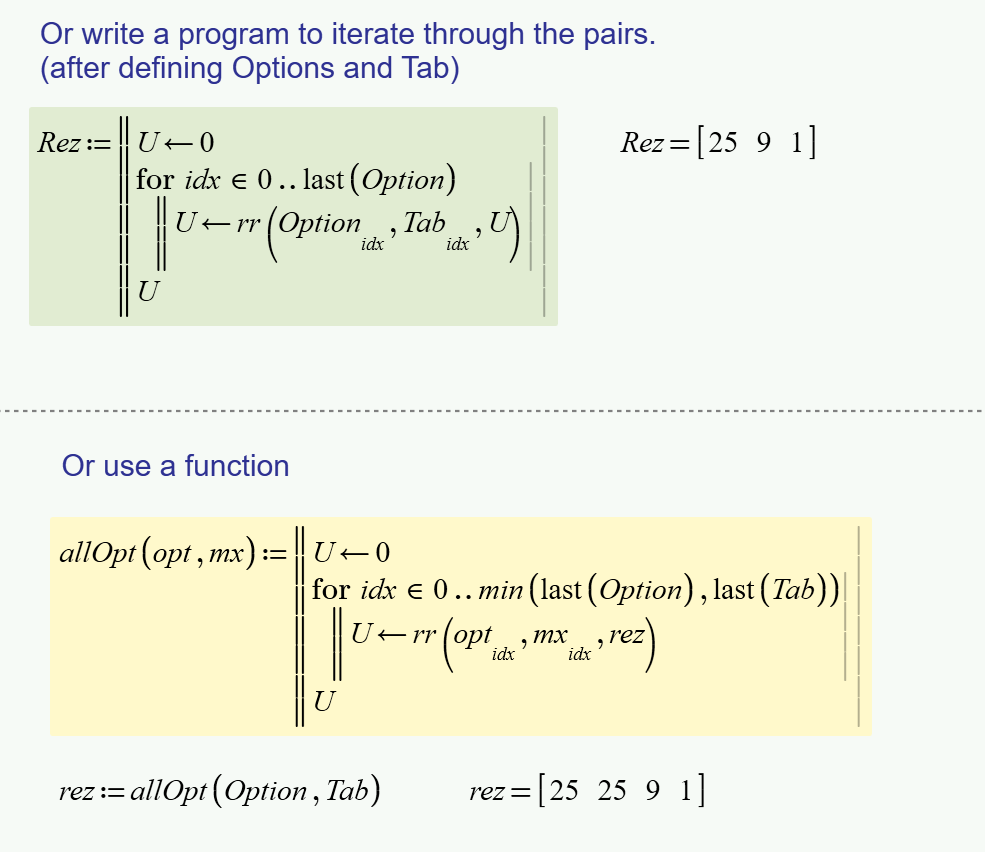 matrix and variable handling - PTC Community