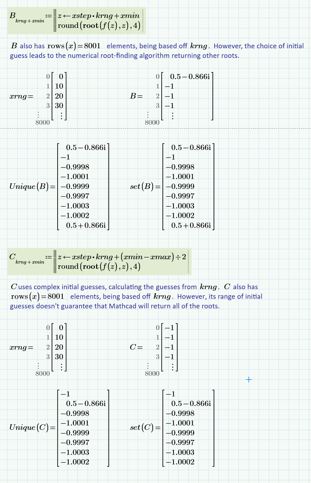 Solved: Why root function does not find the second imagina... - PTC Community