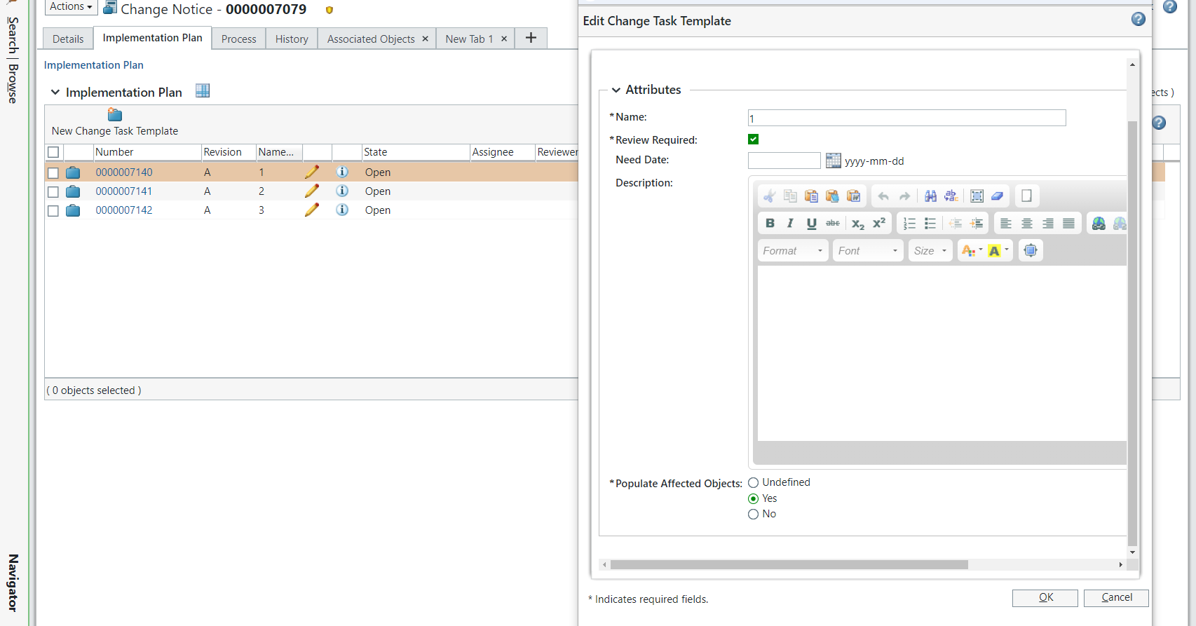 Solved: Is there a way to set Change Task Asignee / Review... - PTC Community