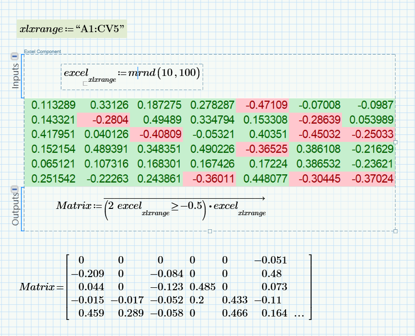 Solved: Extracting values from excel to enter into matrix - PTC Community