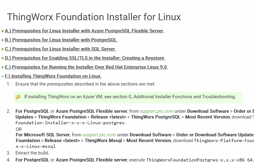 Solved: Step by step Document for Thingworx foundation ins... - PTC Community