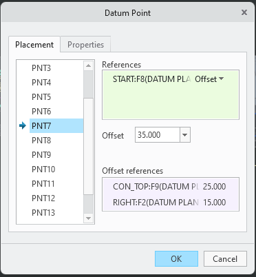 Solved: Is it possible to insert a datum point into and ex... - PTC Community