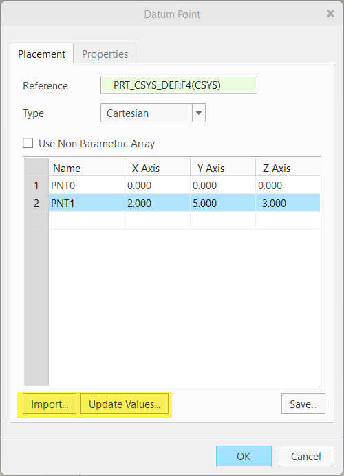 Solved: Is it possible to insert a datum point into and ex... - PTC ...