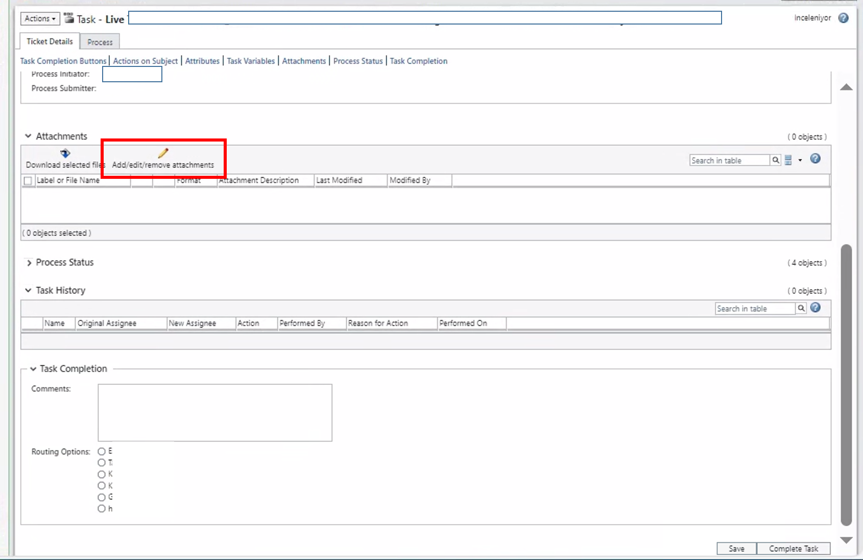 Making the attachments field mandatory in the task - PTC Community