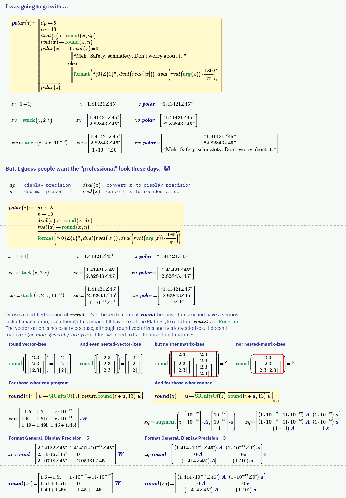 Solved: Set Tol to Truncate Small Values to Zero in Matrix... - PTC Community