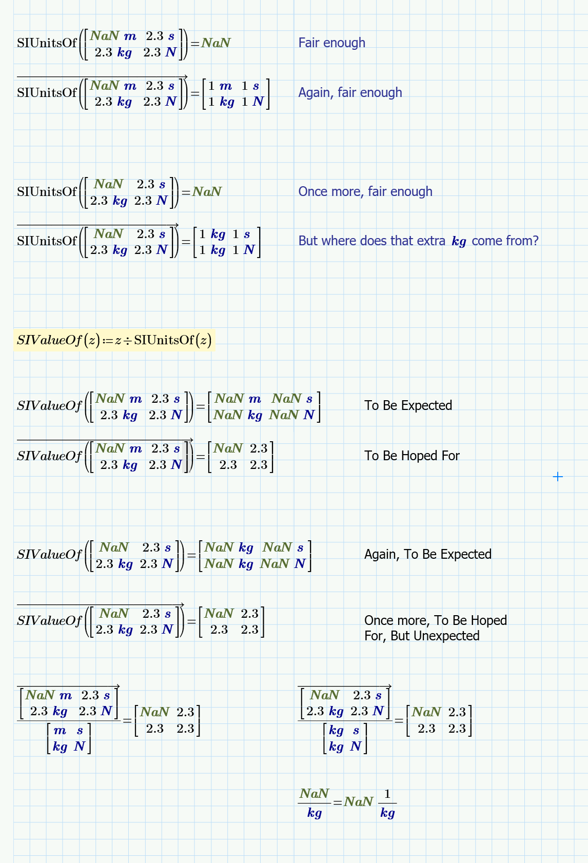 Vectorizing SIUnitsOf over array containing NaN - PTC Community