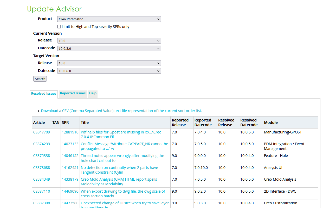 Solved: Release Notes for Parametric - PTC Community
