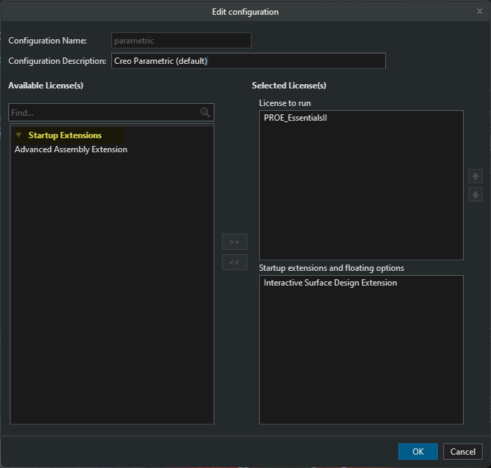 Solved: How to enable 'Advanced Assembly Extension' by def... - PTC ...