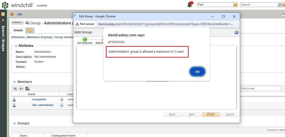 Solved: Anyone have a way to limit the number of people in... - PTC Community