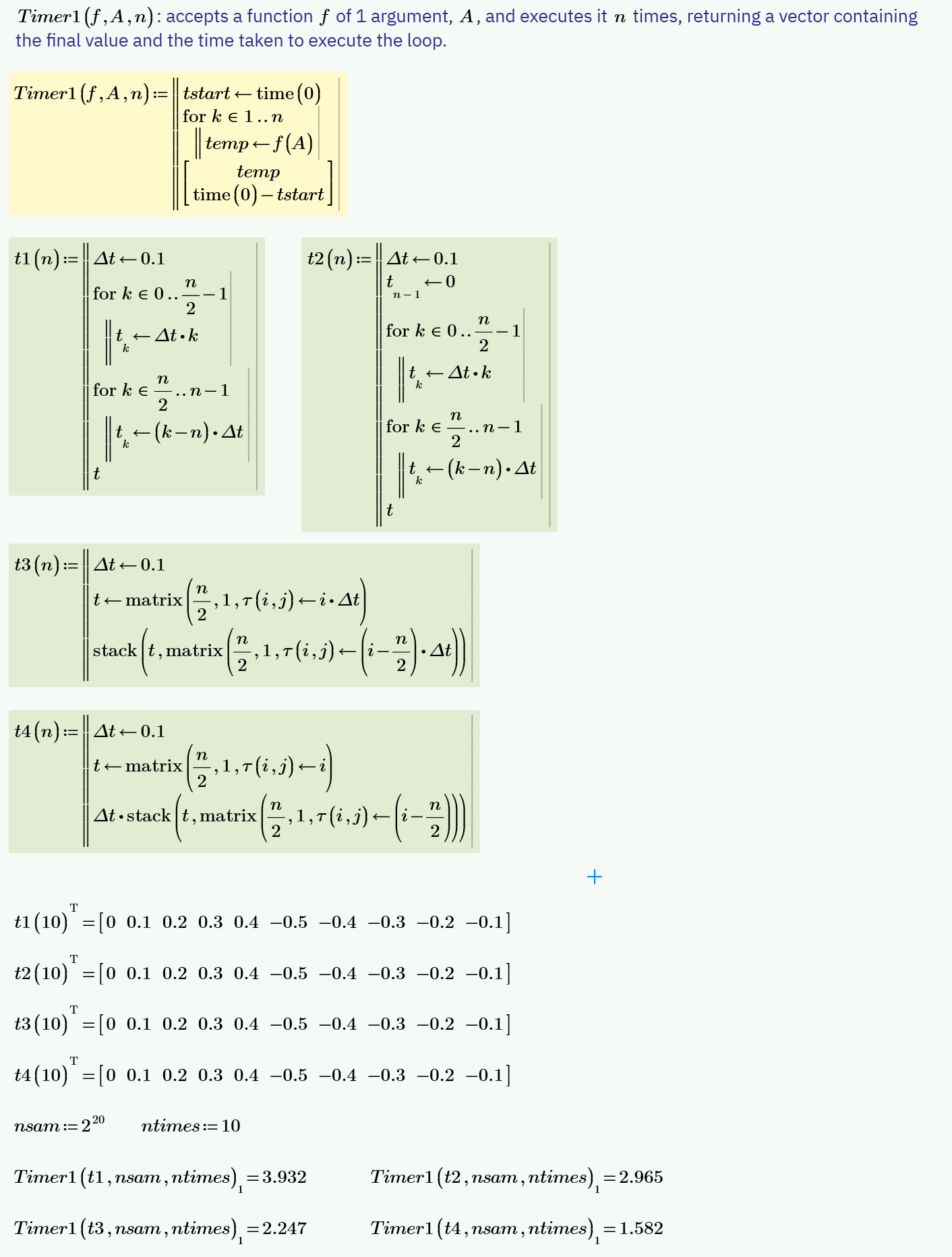 About calculation time of mathcad prime 10 - PTC Community