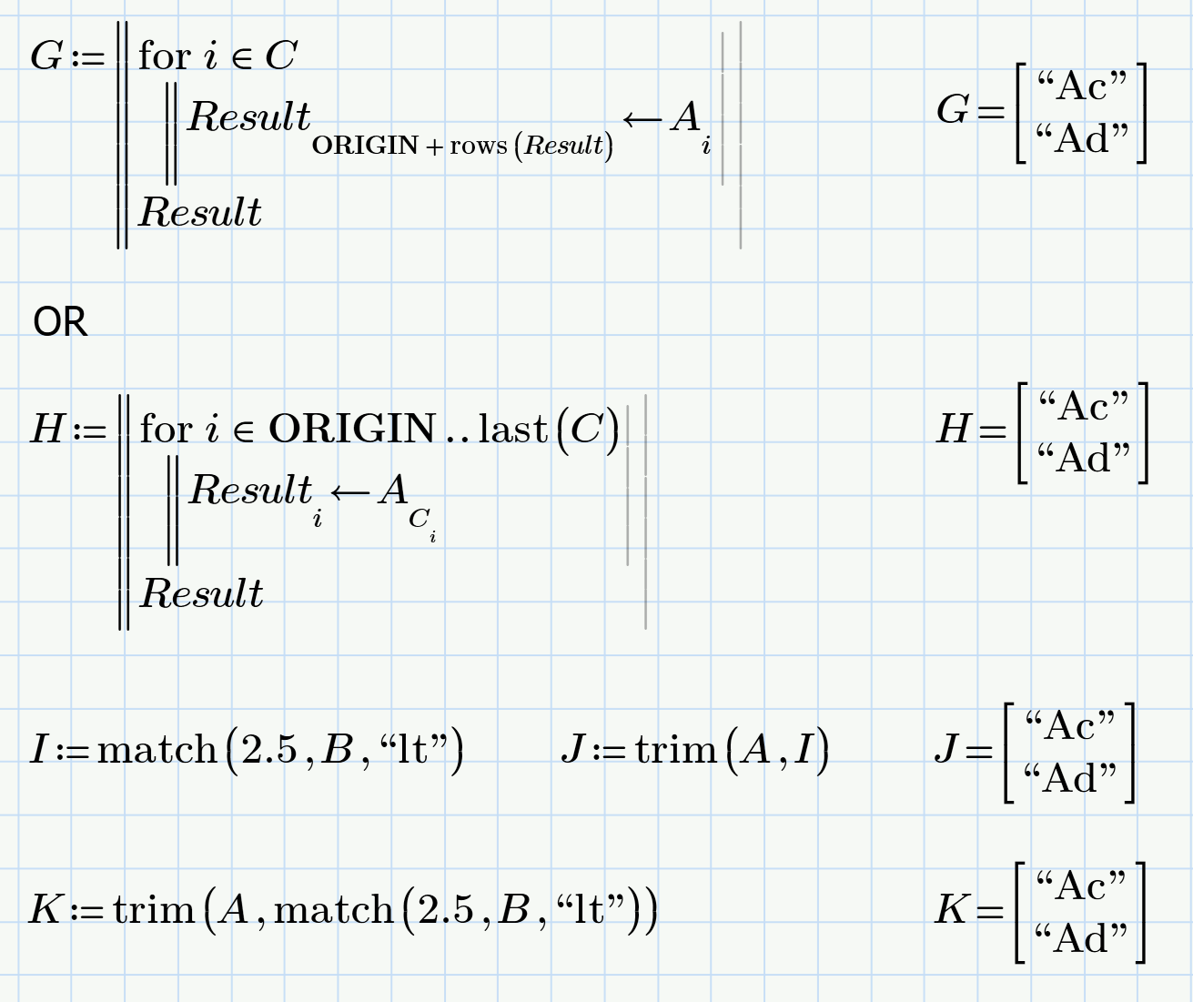 Solved: How to use match function results to extract rows ... - PTC Community