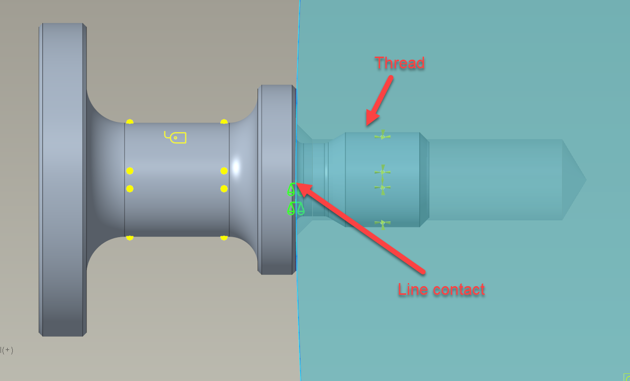 Solved: Threaded bolt - FEM calculation - PTC Community