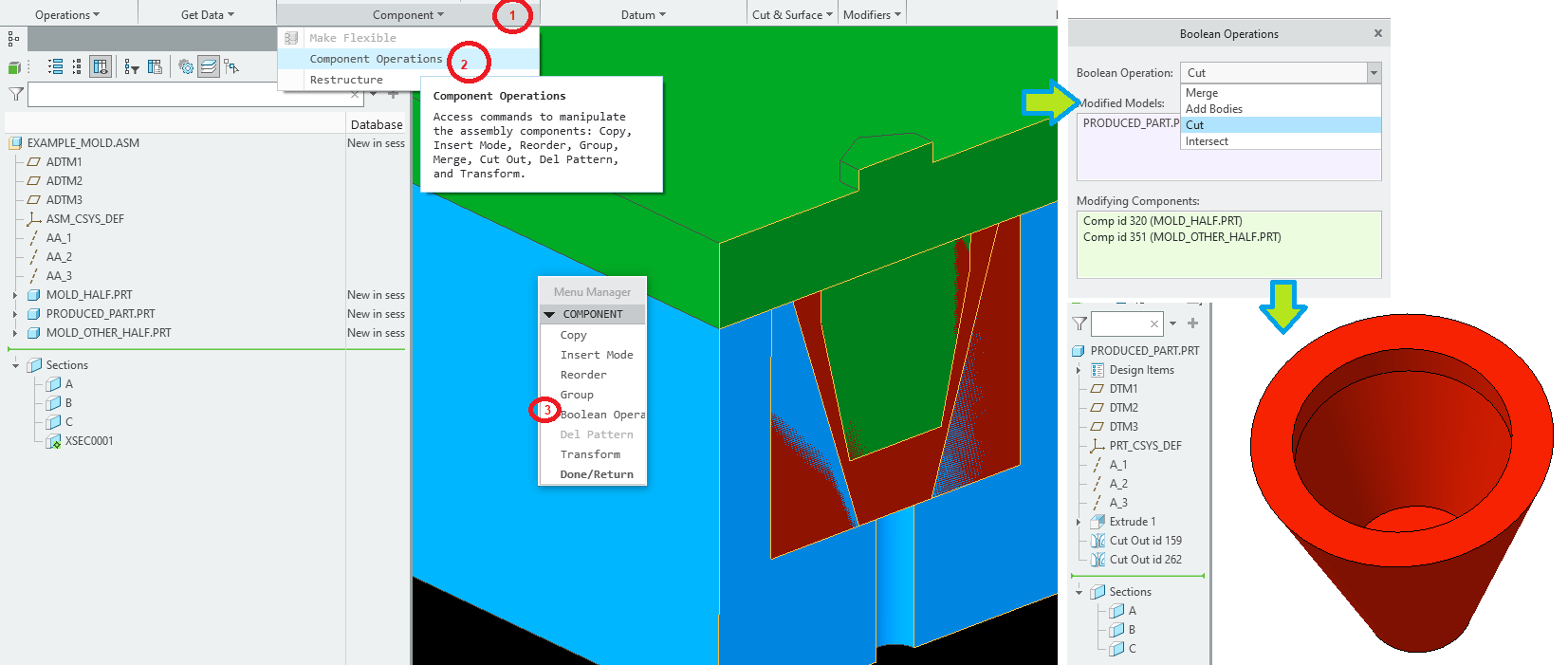 Solved: Casting from mold - PTC Community