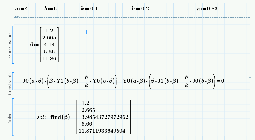 Solved: Solve Block With Bessel Function Not matching With... - PTC ...