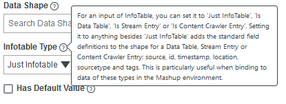 Solved: Infotable Type : Is data table - PTC Community