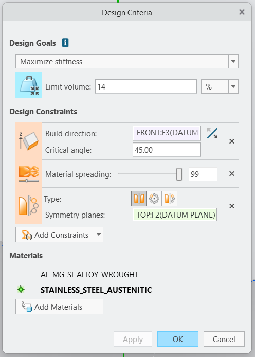 Solved: Generative Design reconstructed parts intersecting... - PTC ...