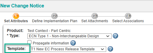 Solved: Can we get rid of Template on Create Change Notice... - PTC Community