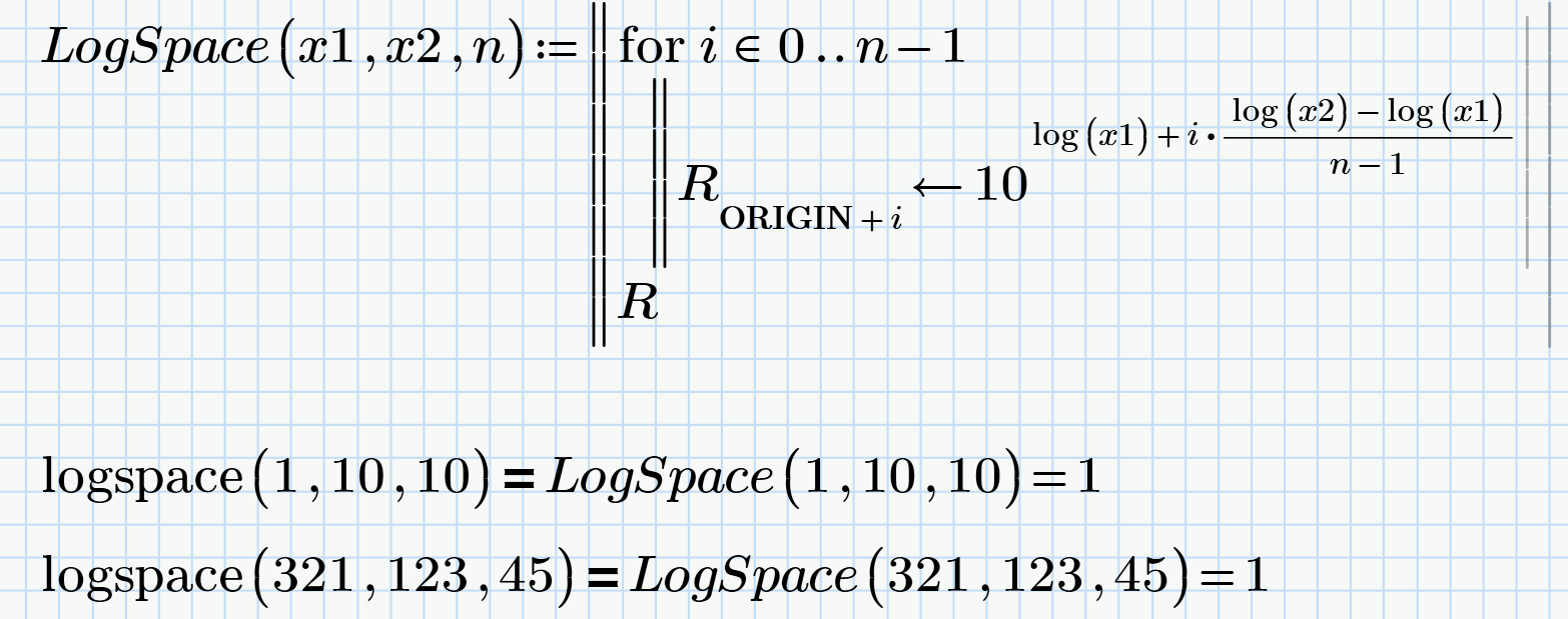 Solved How To Generate Logspace Numbers But Not Using Log Ptc