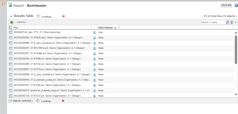 Solved: Finding Bom Headers - PTC Community