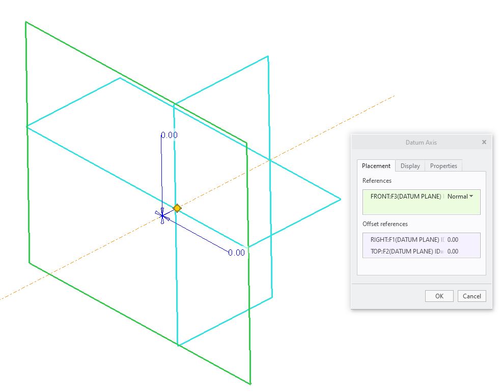 Solved: 2D Drawing Axis crosshair orientation. - PTC Community