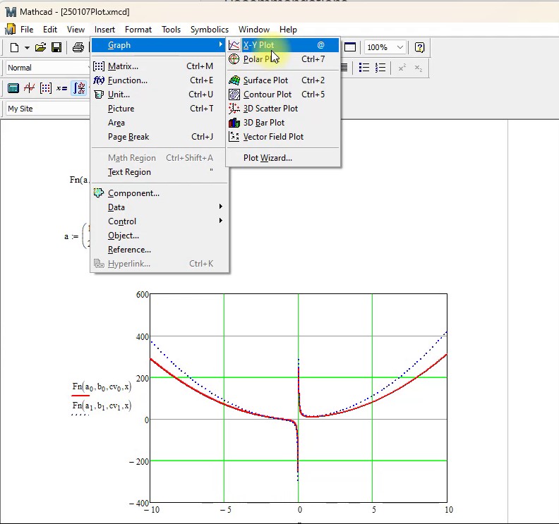 Is there a method to generate a 2D plot of f(x) ve... - PTC Community