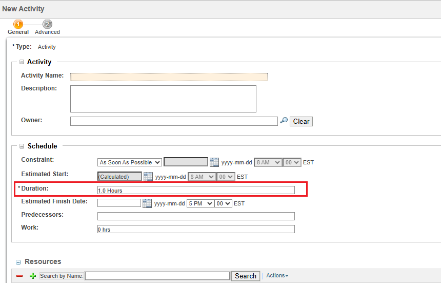 How to set Duration attribute of Plan Activity to ... - PTC Community