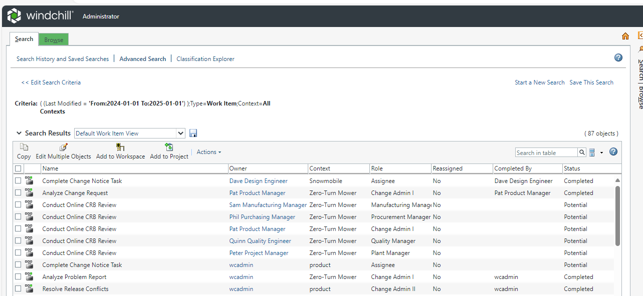 Solved: Add last modified date to work item advanced searc... - PTC Community