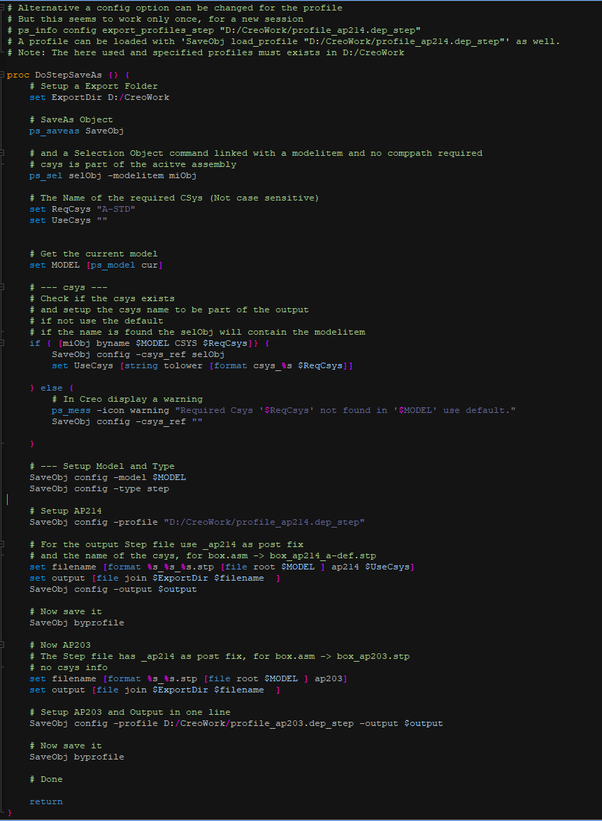 Solved: STEP export with custom coordinate system as origi... - PTC Community