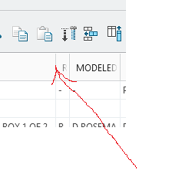 Solved: Resizing family table columns widths - PTC Community