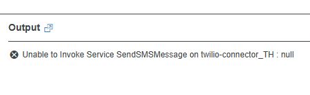 Twilio - Unable to Invoke Service SendSMSMessage o... - PTC Community