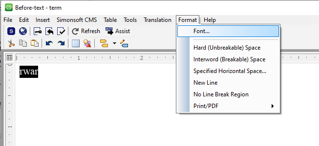 Solved: Setting font and size of Generated Text in the St... - PTC Community