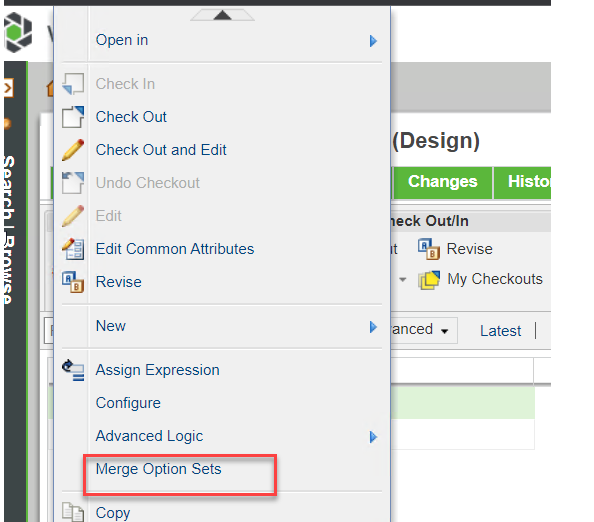 Merge Option Sets - PTC Community