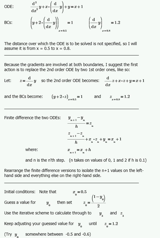 Solved Need Help Solving Boundary Value Problem Using Fin Ptc Community