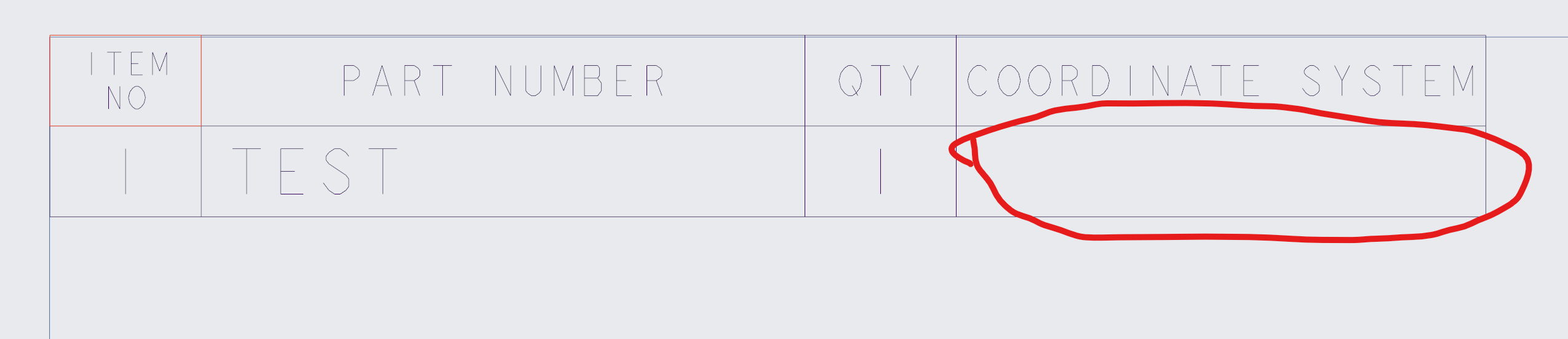 Solved: Filling BOM with Coordinate System Info - PTC Community