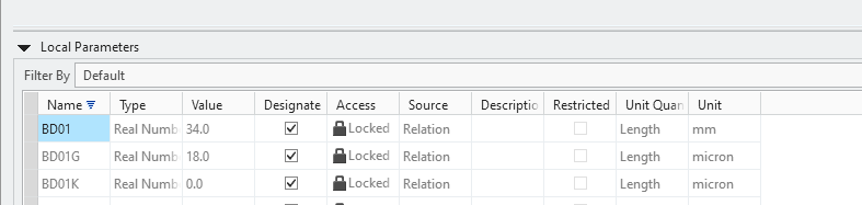 Local Parameters Not Updating - PTC Community