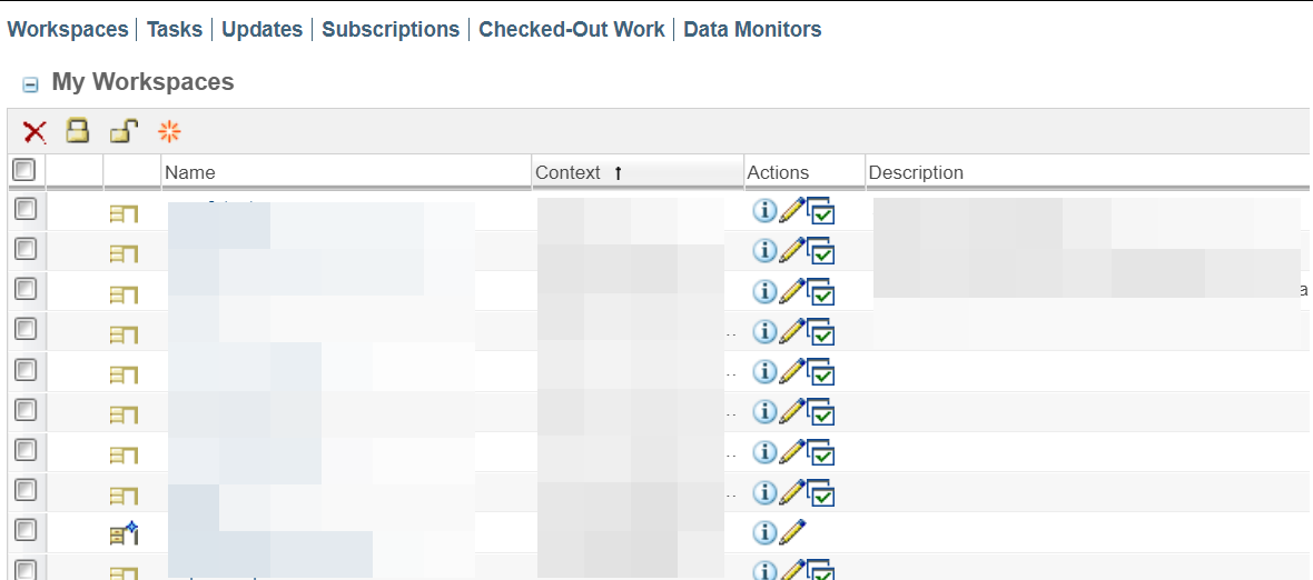 Configure My Workspaces view to prevent Workspace ... - PTC Community