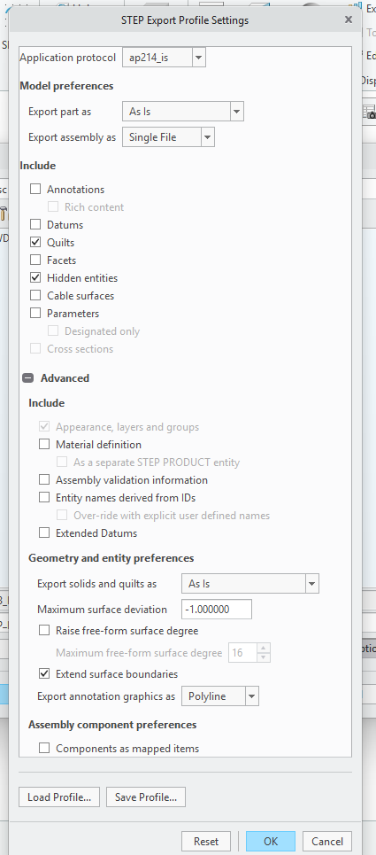 STEP 214 export with colors dont works - PTC Community