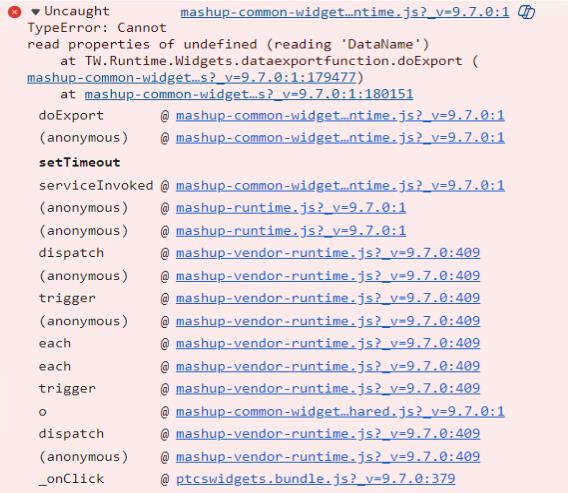 Solved: Data Export on 9.7 - Not Working - PTC Community