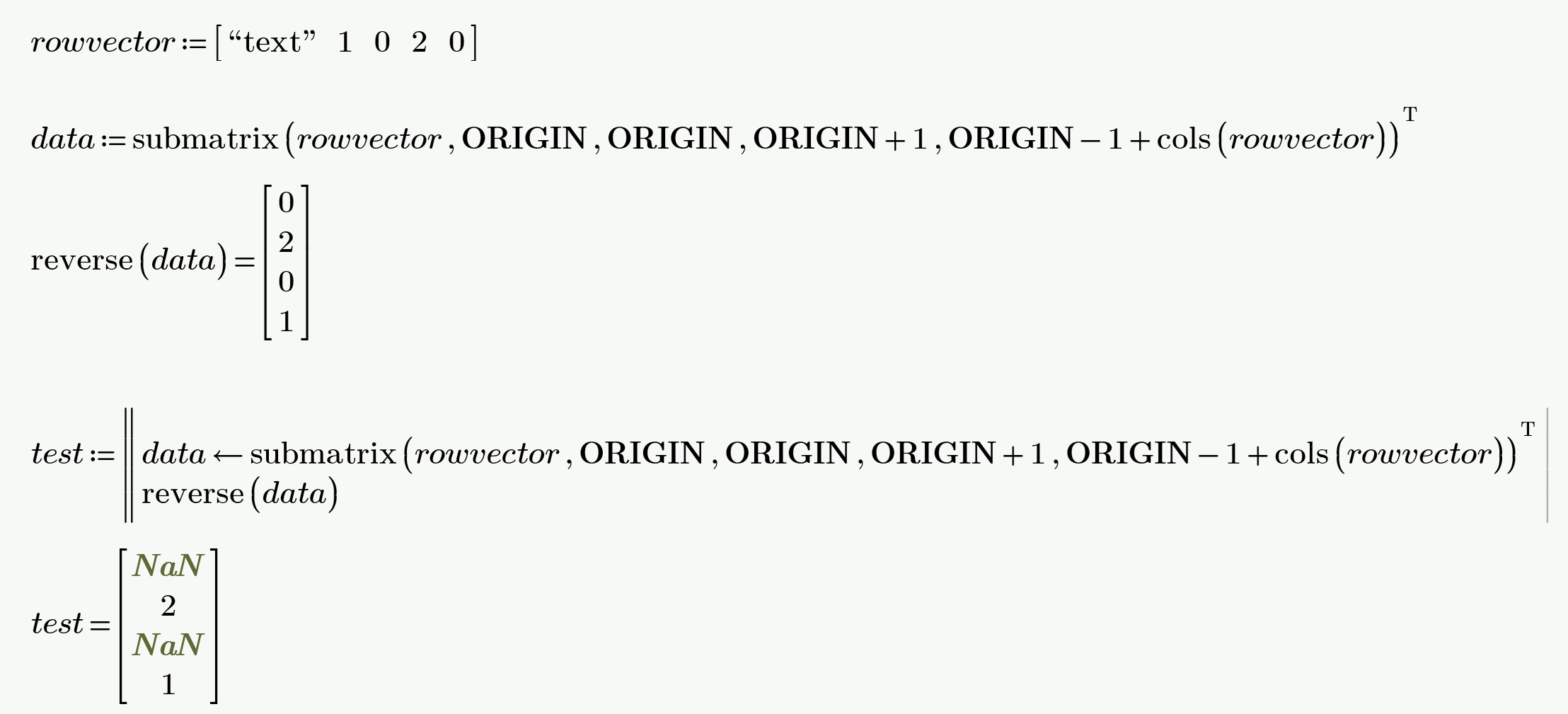 Solved: Problem with linterp in Mathcad 10.0.1 - PTC Community