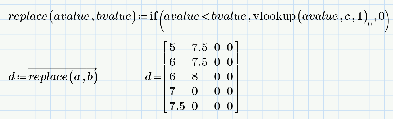 Solved: i x j matrices and vlookup function - PTC Community