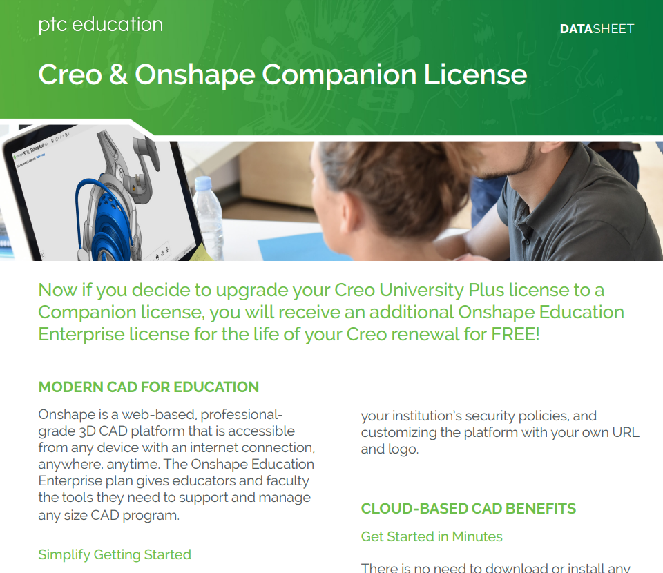 Creo & Onshape Companion License - PTC Community