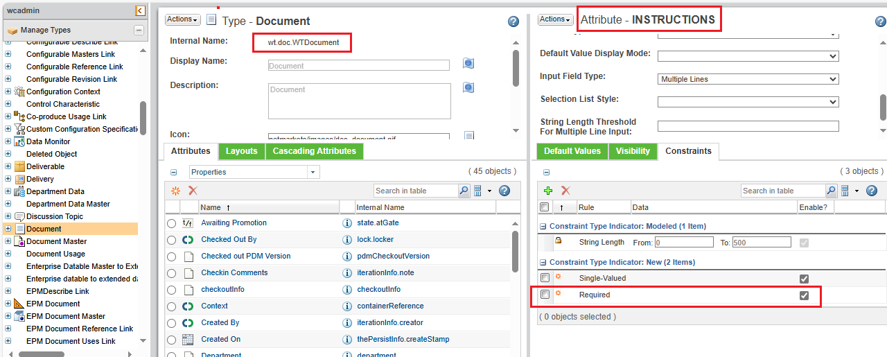 Solved: API to get All attributesof Part/Doc having Requir... - PTC ...