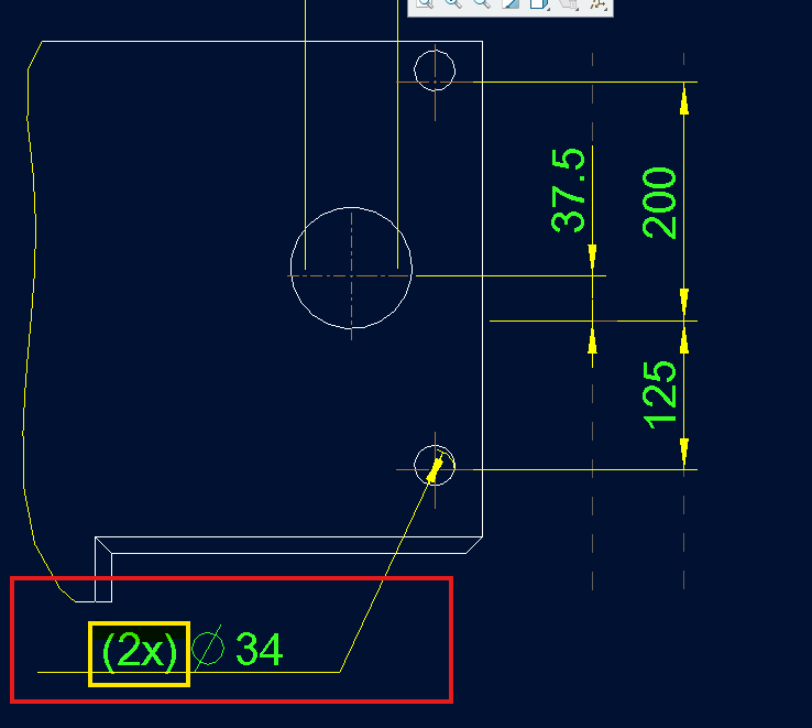 Solved: how to show automatically number of holes in creo ... - PTC Community