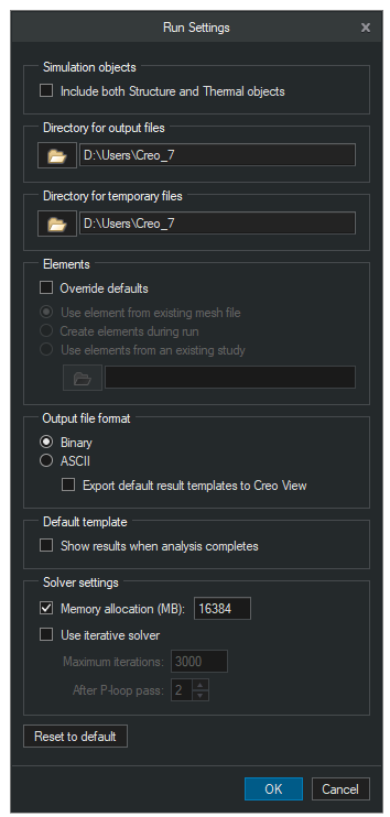 Solved: Creo Simulate Mesh files directory *.mmp and *.mma - PTC Community