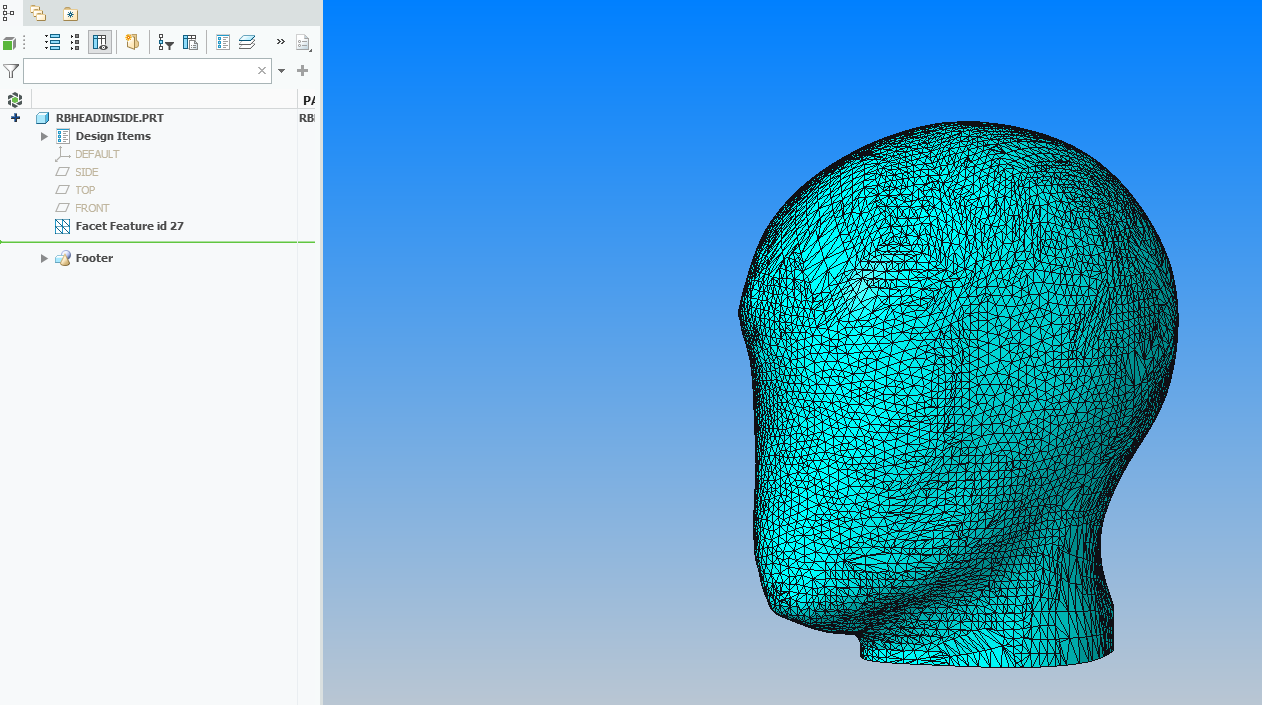 Align freestyle shape to facet model - PTC Community