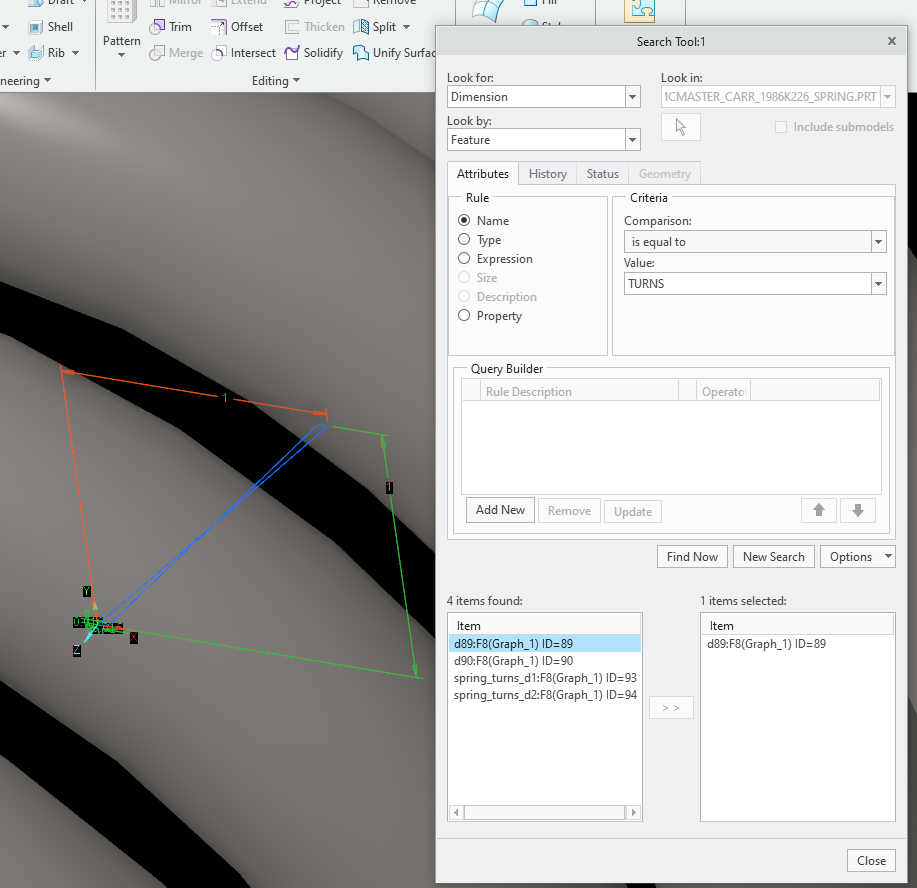 Rename dimension within datum graph - PTC Community