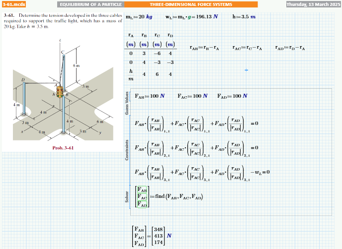 Solved: Engineering Mechanics with Mathcad Prime - PTC Community