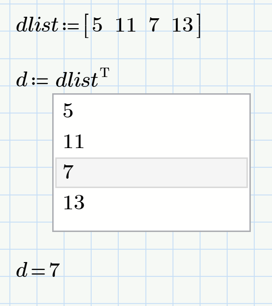 Mathcad prime 10. Advanced Controls. List. Writing... - PTC Community