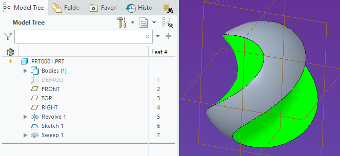 Solved: sweep cut creo vs solidworks - PTC Community